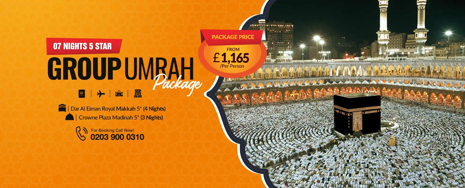 Book Group Umrah Packages 2024 at Lowest Prices